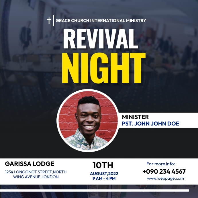 Copy of REVIVAL NIGHT FLYER | PosterMyWall