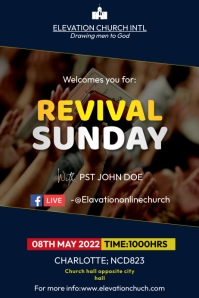 Revival Service Template | PosterMyWall