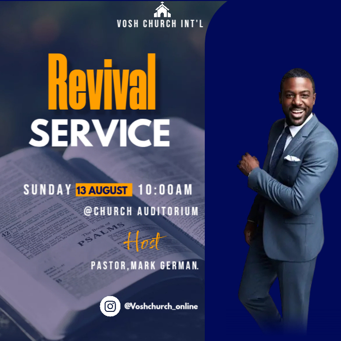 Plantilla de Revival service | PosterMyWall