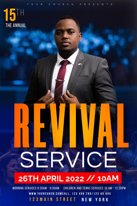 Revival Service Template | PosterMyWall