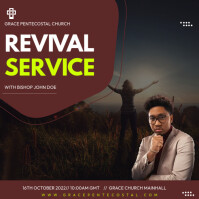 Revival service Template | PosterMyWall