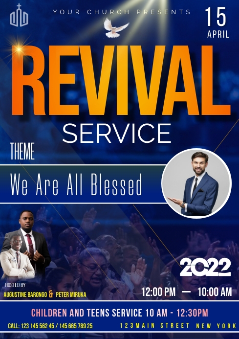 Revival Service Template | PosterMyWall