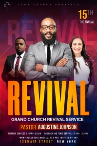Revival Service Template | PosterMyWall