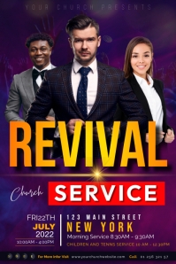 Revival Service Template | PosterMyWall
