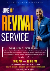 Revival Service Template | PosterMyWall