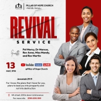 Revival service Template | PosterMyWall