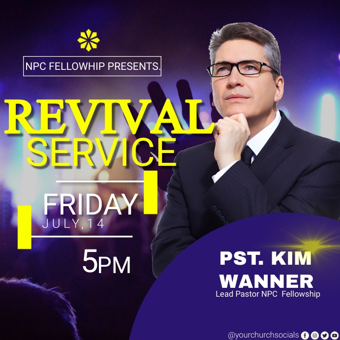 revival service flyer Template | PosterMyWall