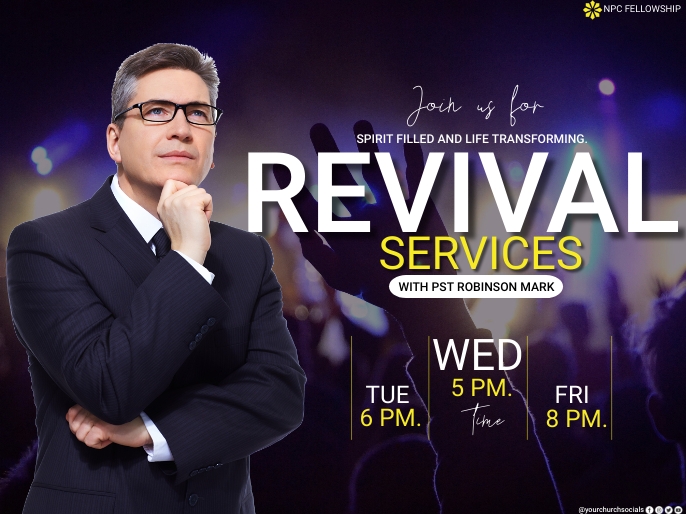revival service flyer Template | PosterMyWall