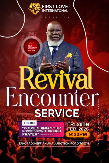 Plantilla de Revival Service Poster | PosterMyWall