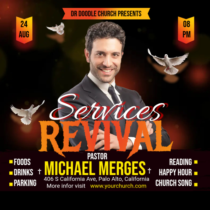Revival Services Template | PosterMyWall