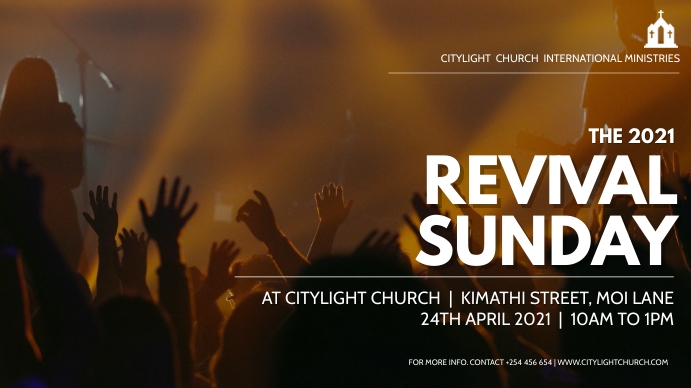 Copy of REVIVAL SUNDAY church flyer | PosterMyWall