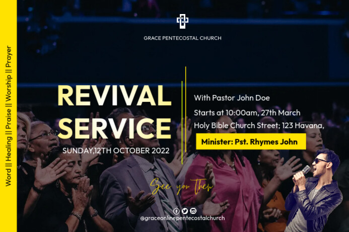 Copy of revival sunday | PosterMyWall