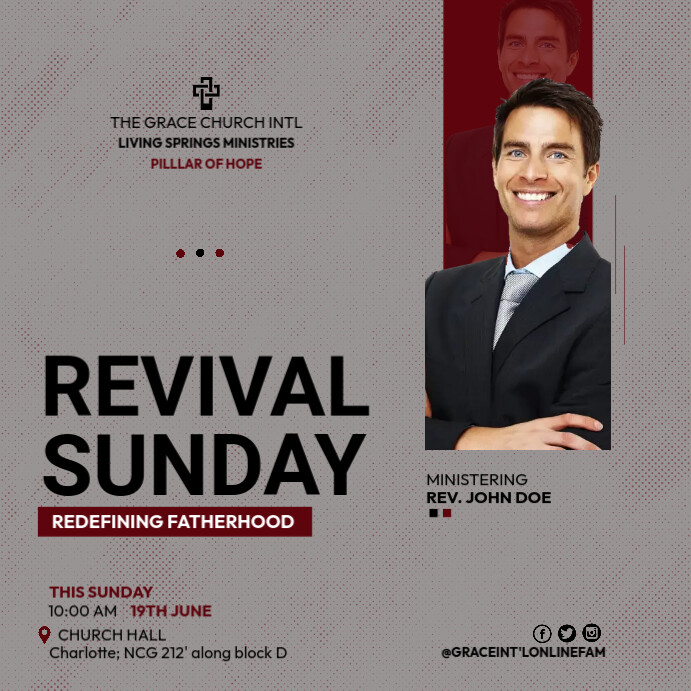 revival sunday Template | PosterMyWall