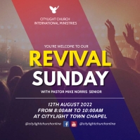 revival sunday flyer Template | PosterMyWall