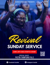 Church Sunday Service invitation poster Template | PosterMyWall