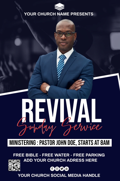 revival sunday service Template | PosterMyWall
