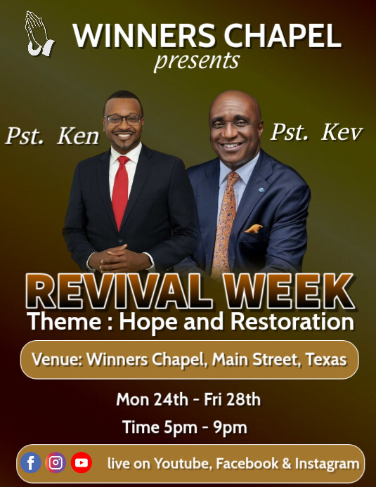 Copy of Revival Week Flyer | PosterMyWall