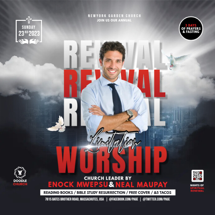 Copy of Revival Worship Ads | PosterMyWall