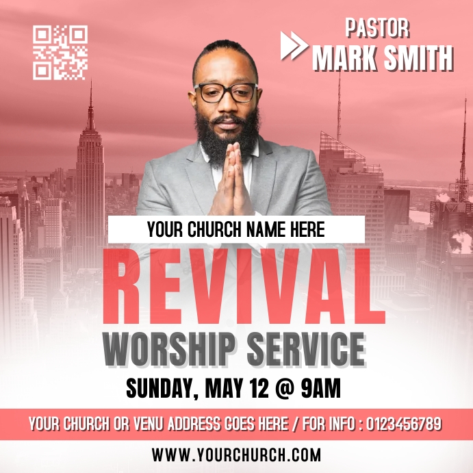 Kebaktian Kebangunan Rohani Templat | PosterMyWall