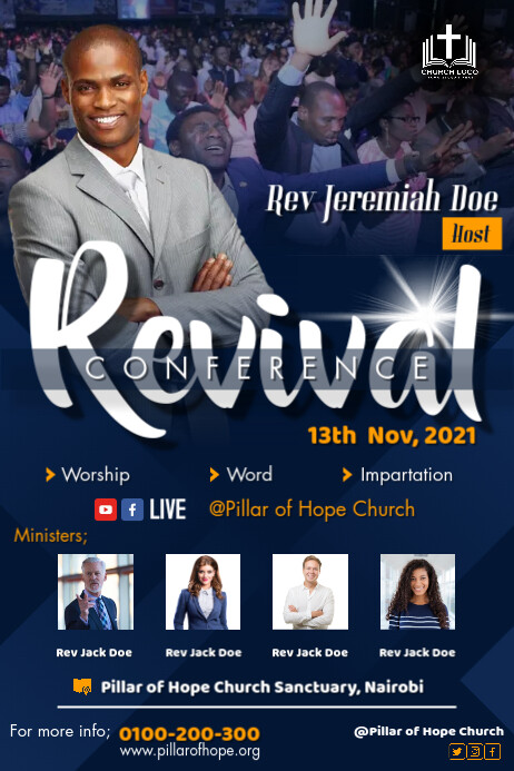 Revival2 Template | PosterMyWall