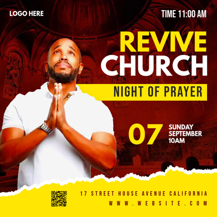 Revive Church Template | PosterMyWall