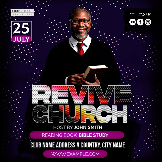 revive church Template | PosterMyWall