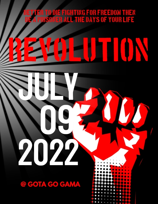 Copy of Revolution poster Template Design | PosterMyWall