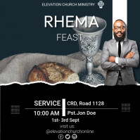 Customizable Design Templates for rhema flyer | PosterMyWall