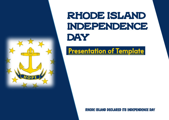 Copy of Rhode Island declared independence day | PosterMyWall