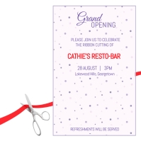 ribbon cutting ceremony Template | PosterMyWall