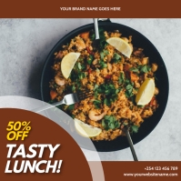 pasta rice food menu restaurant sale flyer Template | PosterMyWall