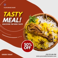 rice chicken food restaurant menu sale flyer Template | PosterMyWall