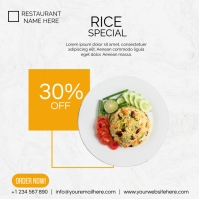 rice menu Template | PosterMyWall