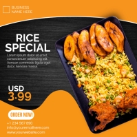 rice menu Template | PosterMyWall