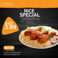 rice menu Template | PosterMyWall