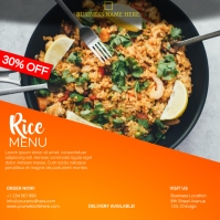 rice menu Template | PosterMyWall
