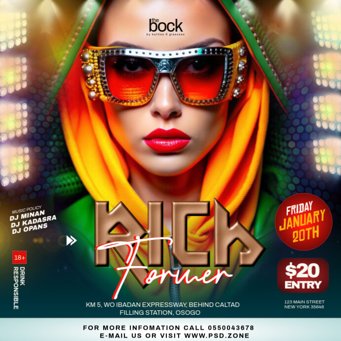 Copy of RICH PARTY FLYER TEMPLATES | PosterMyWall
