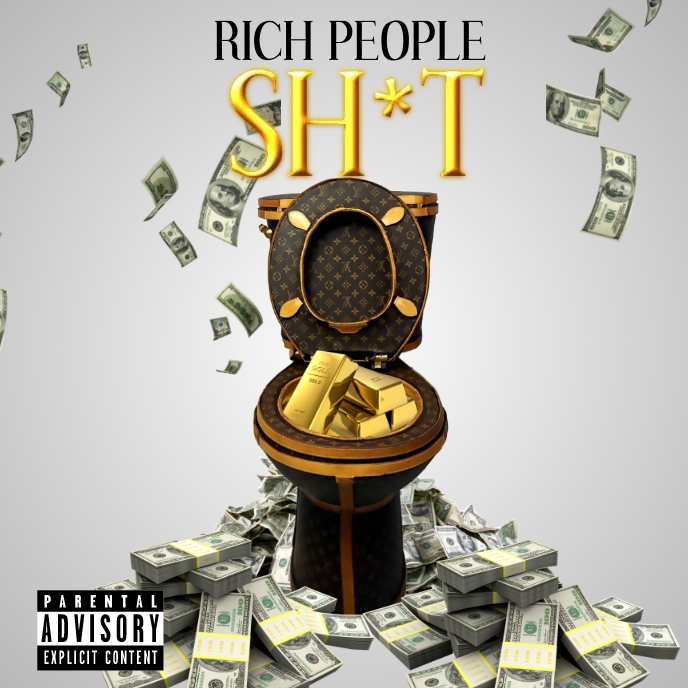 Copy of Rich People Stuff - luxury toilet- money | PosterMyWall