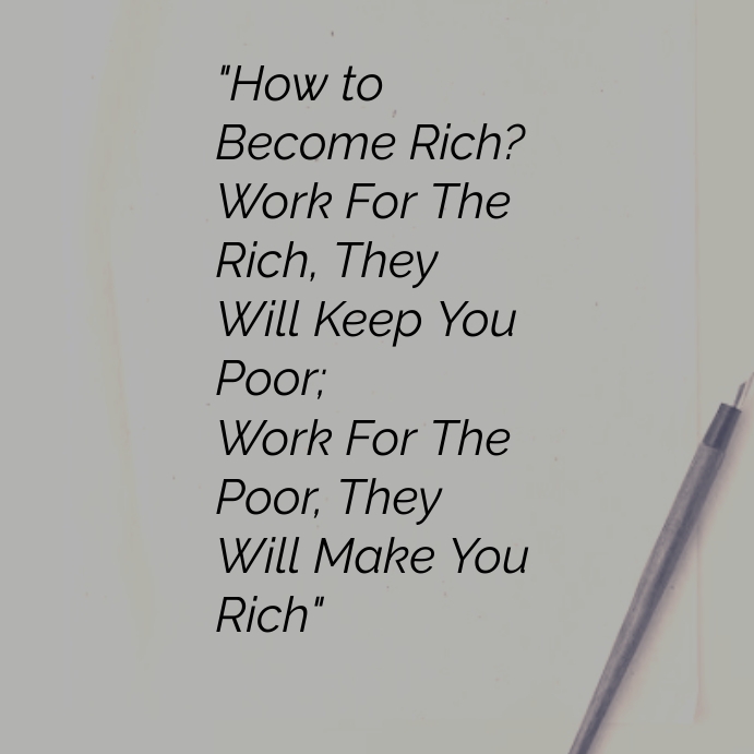 Rich-poor Template | PosterMyWall