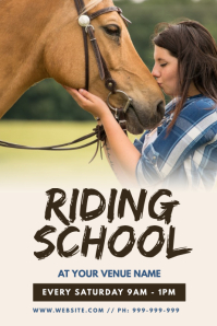 2,310+ horse riding lessons flyer Customizable Design Templates ...