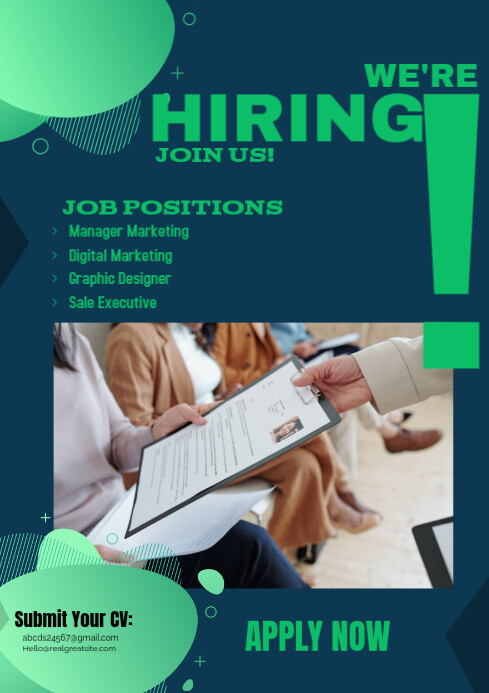 Copy of Ringing job vacancies in the office UK | PosterMyWall