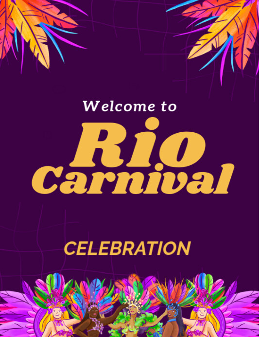 rio carnival celebration Template | PosterMyWall
