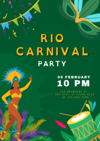 rio de janeiro carnival Template | PosterMyWall