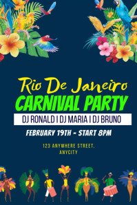 Rio Carnival Template | PosterMyWall