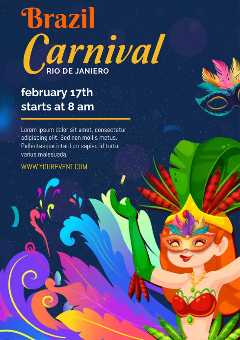 rio carnival Template | PosterMyWall