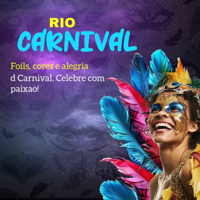 Rio Carnival Template | PosterMyWall