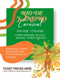Rio Carnival Template | PosterMyWall