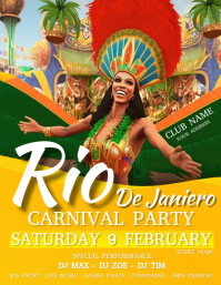 RIO CARNIVAL Template | PosterMyWall