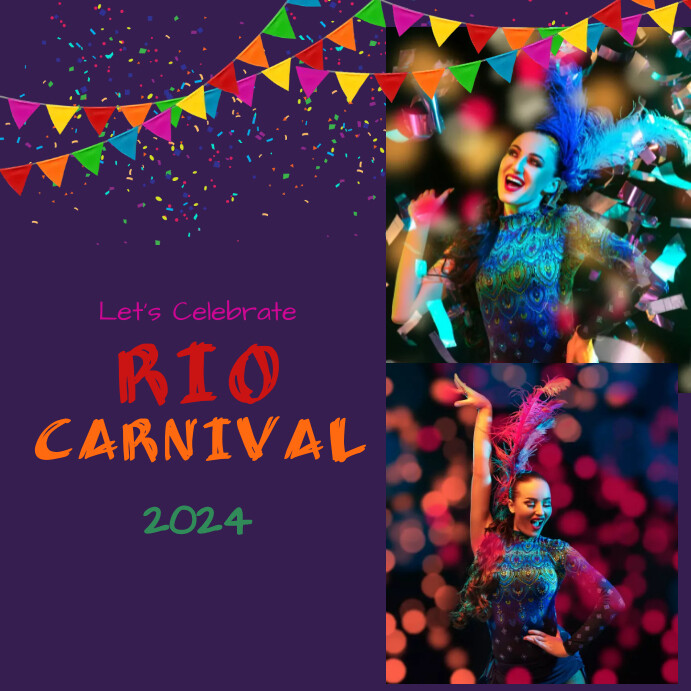 Rio Carnival Template | PosterMyWall