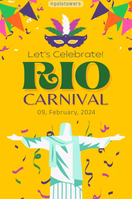 Rio Carnival Flyer Template | PosterMyWall